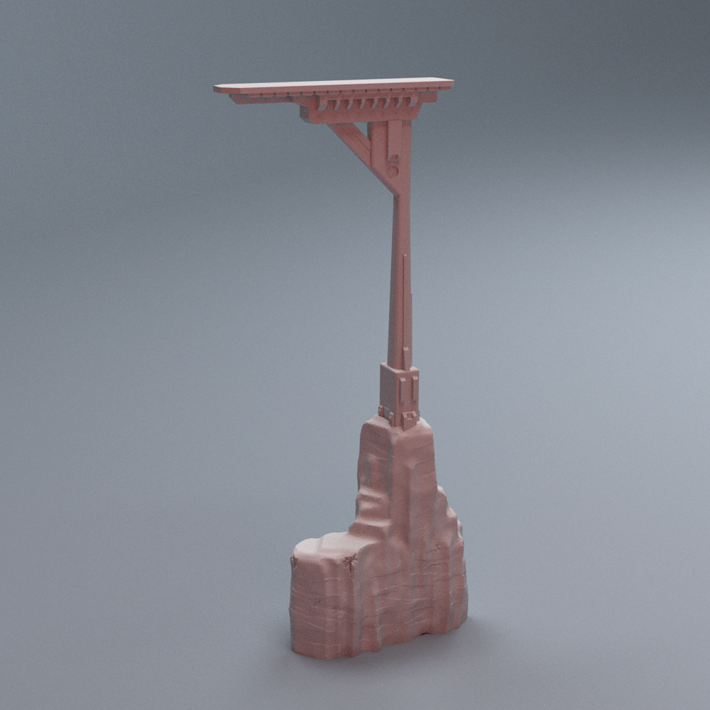 3D printable Turkana Plains Sensor Tower 28mm - 40mm terrain – Corvus ...