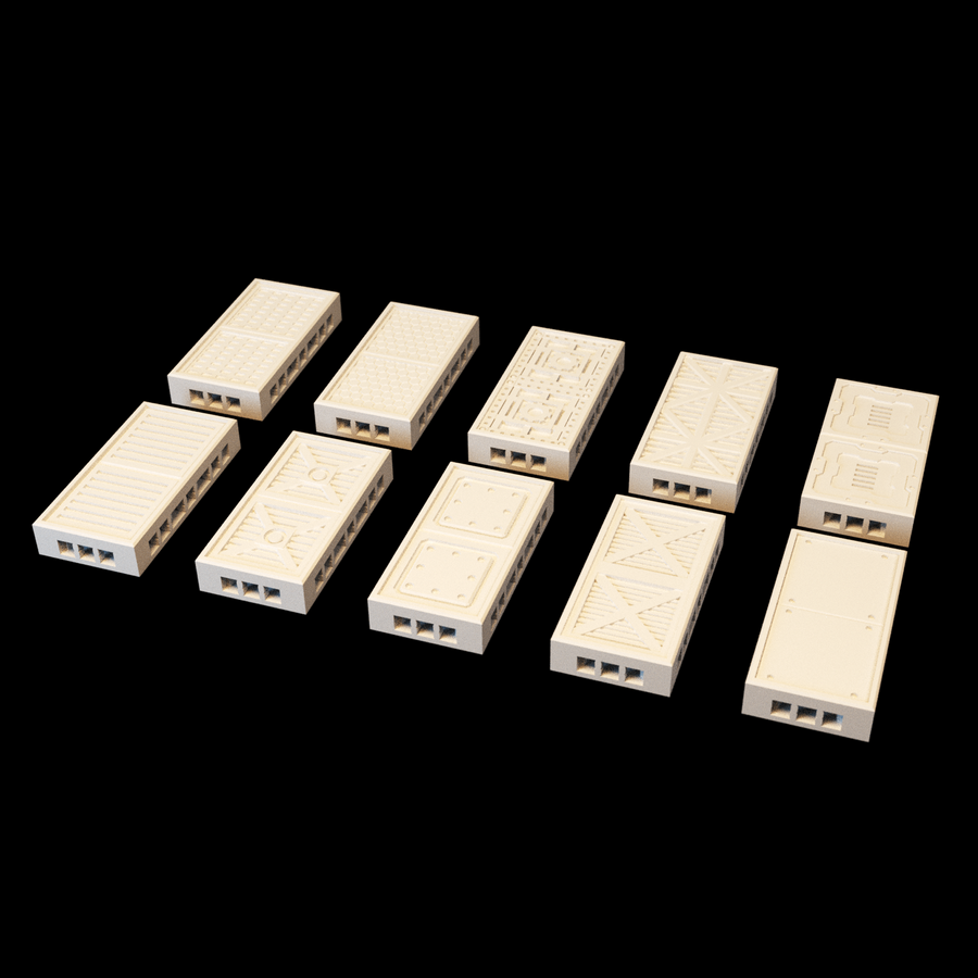 3D printable Scifi Modular Floor Tiles Addons 28mm wargaming terrain ...