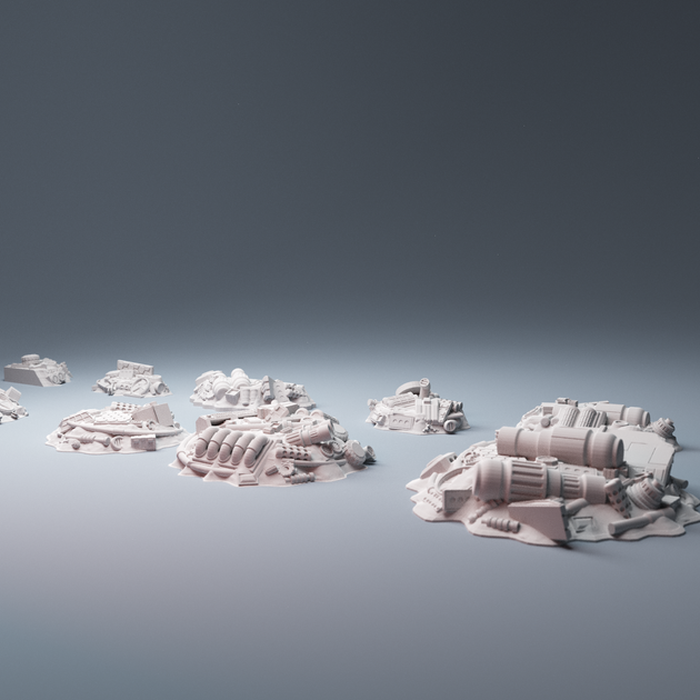 Corvus Games 3D Wargaming Terrain Digital STL Files – Tagged "crashed ...