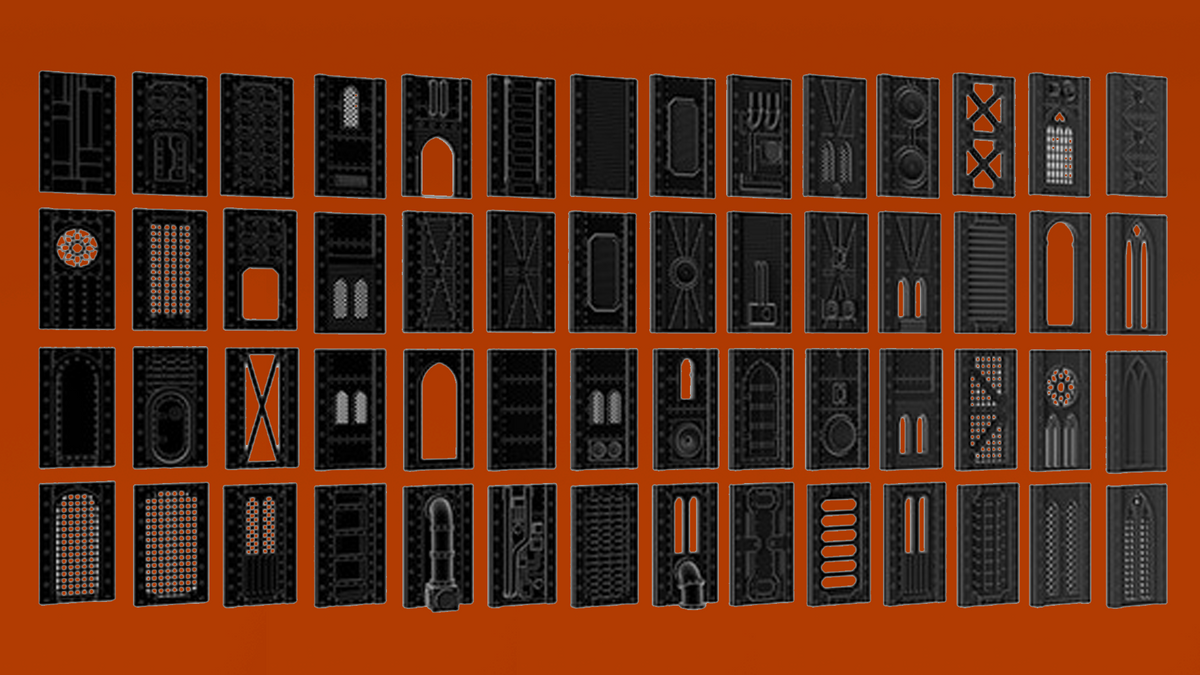 Sector Corvus Prime 3D printable terrain bundle OpenLOCK WarLayer ...