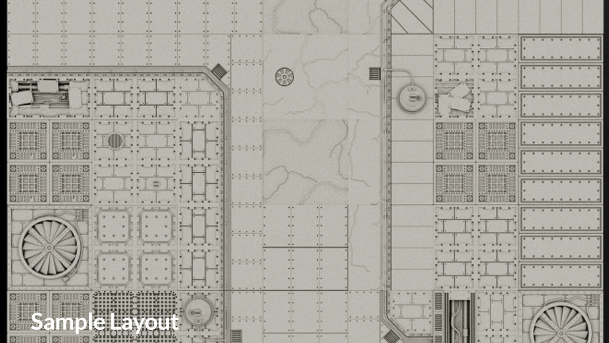 Kill Zone Modular Tiles Digital STL 3D printable wargaming terrain ...